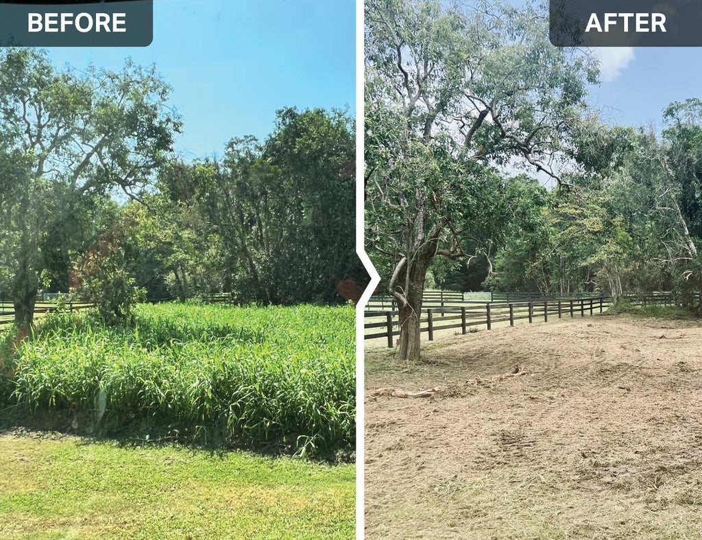 Hire slasher attachment for skid steer loaders | Mega Hire